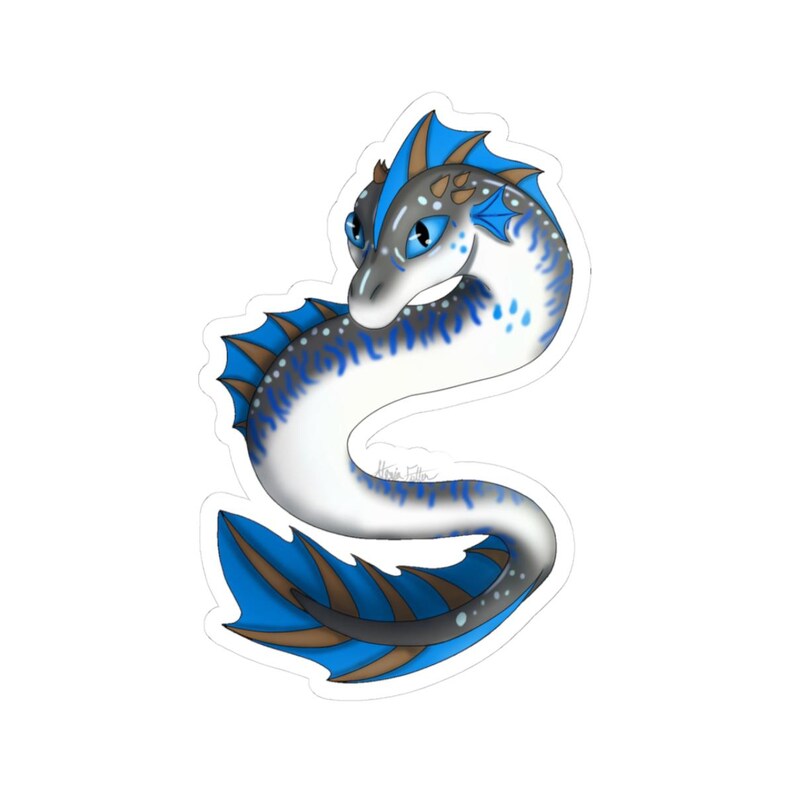 Serpent Dragon Stickers – Bold Mythical Stickers for Notebooks, Crafts ...
