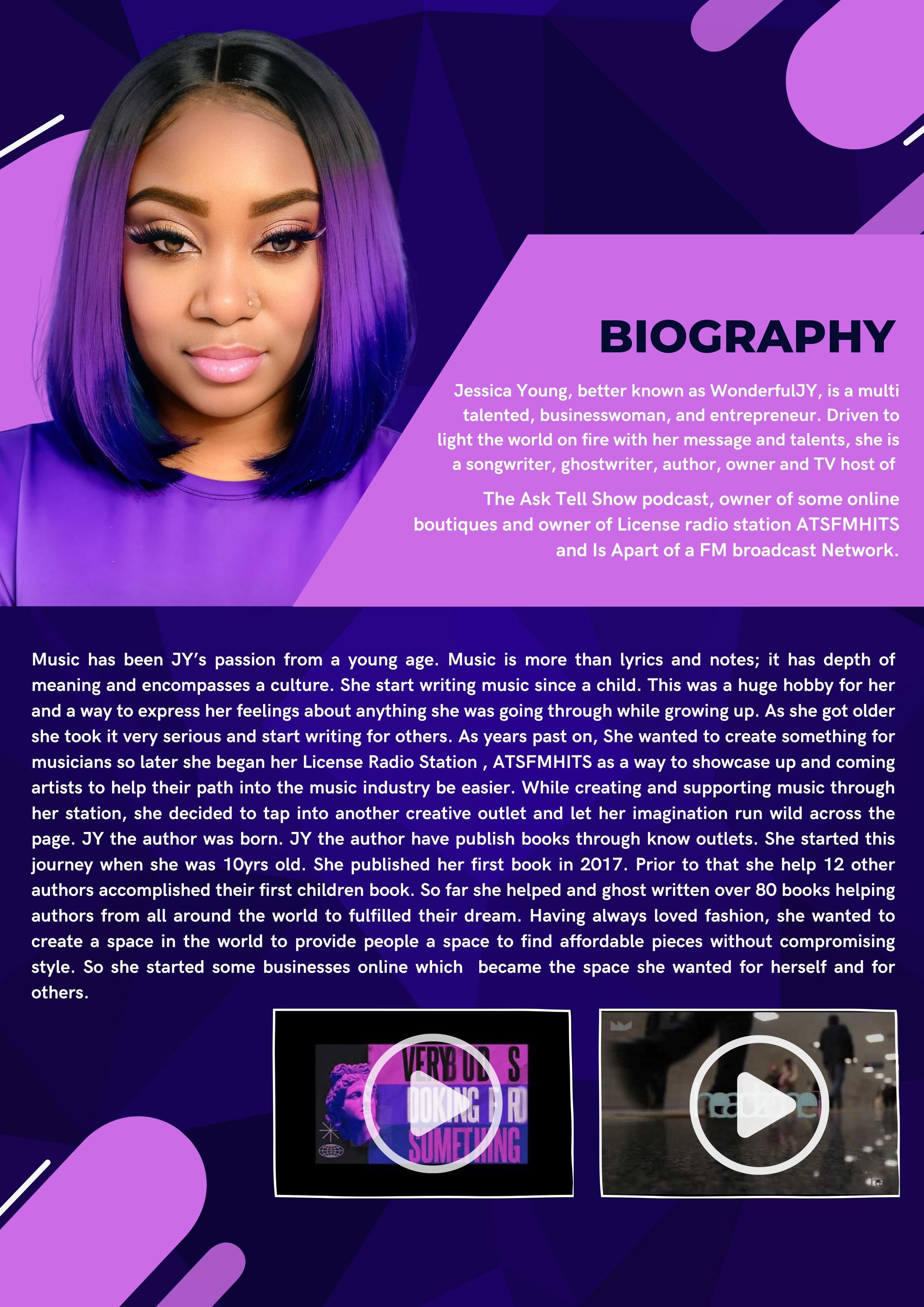 Editable Dj/musician EPK Template: Canva Electronic Press Kit - Etsy