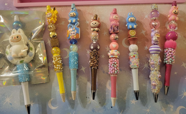 Labubu Beaded Pens - Etsy