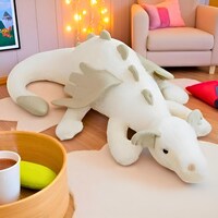 Made to Order! Life Size Baby Plush Laying Dragon Aureole - 44 Inches ...
