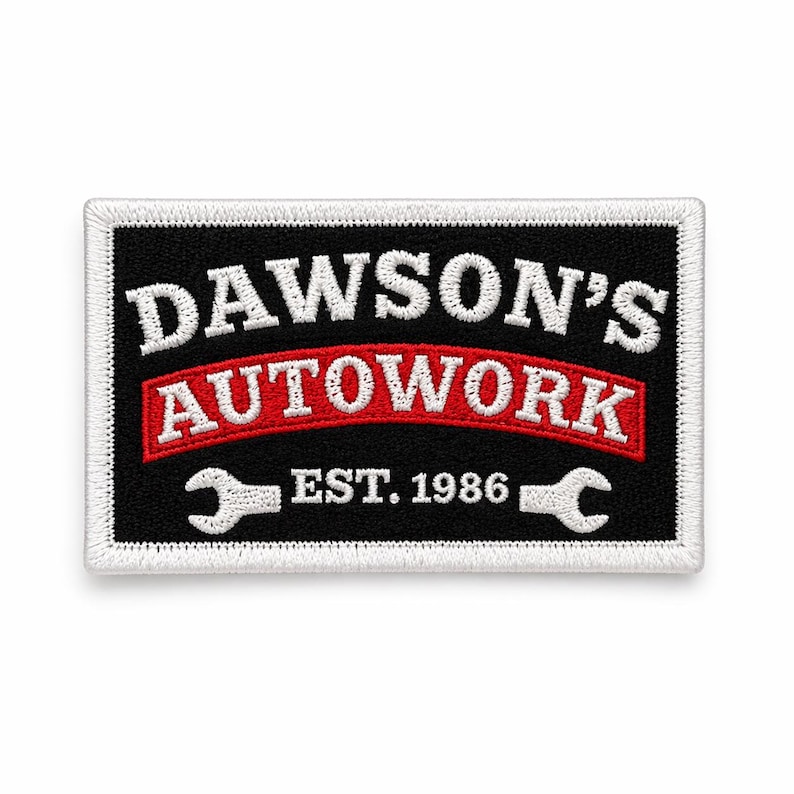 Custom VELCRO Embroidered Patches: Personalised Logo Patch With Your ...