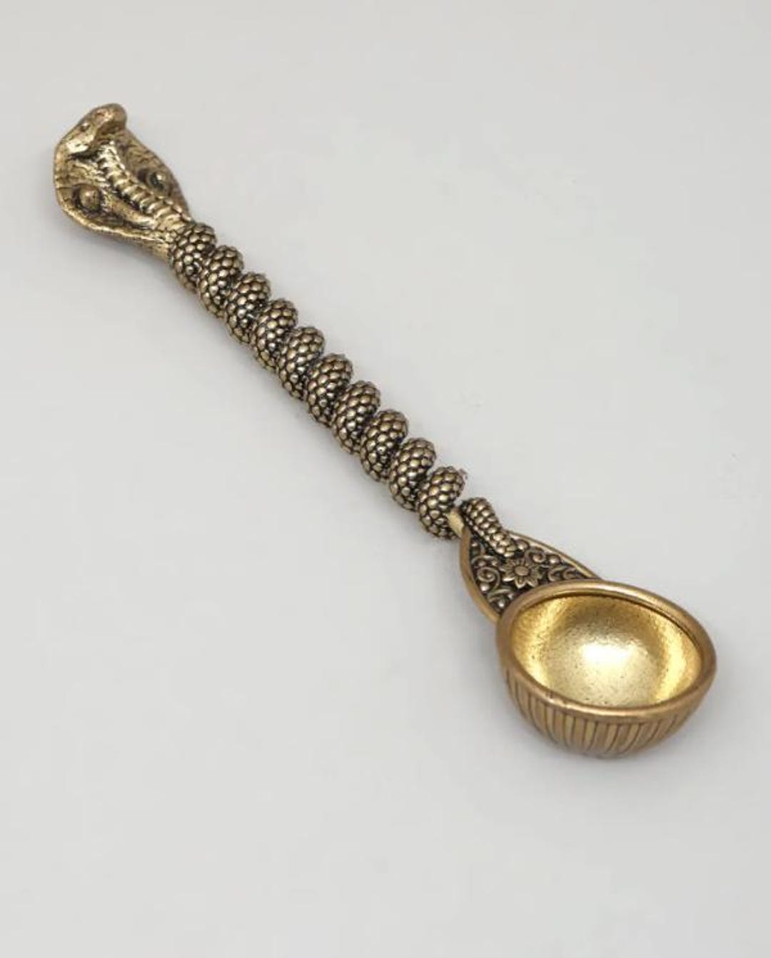 Superfine Kundalini Ritual Spoon Brass Statue - Etsy