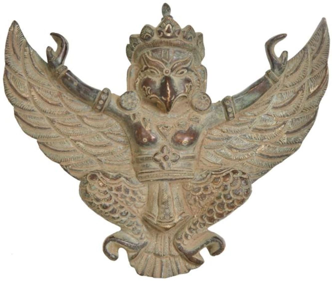 Rare and Antique Garuda Wall Hanging Brass Statue for Gift and Home ...