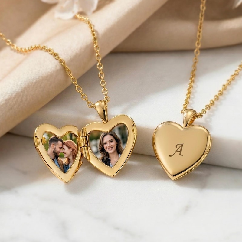 Gold Family Photo Locket - Etsy
