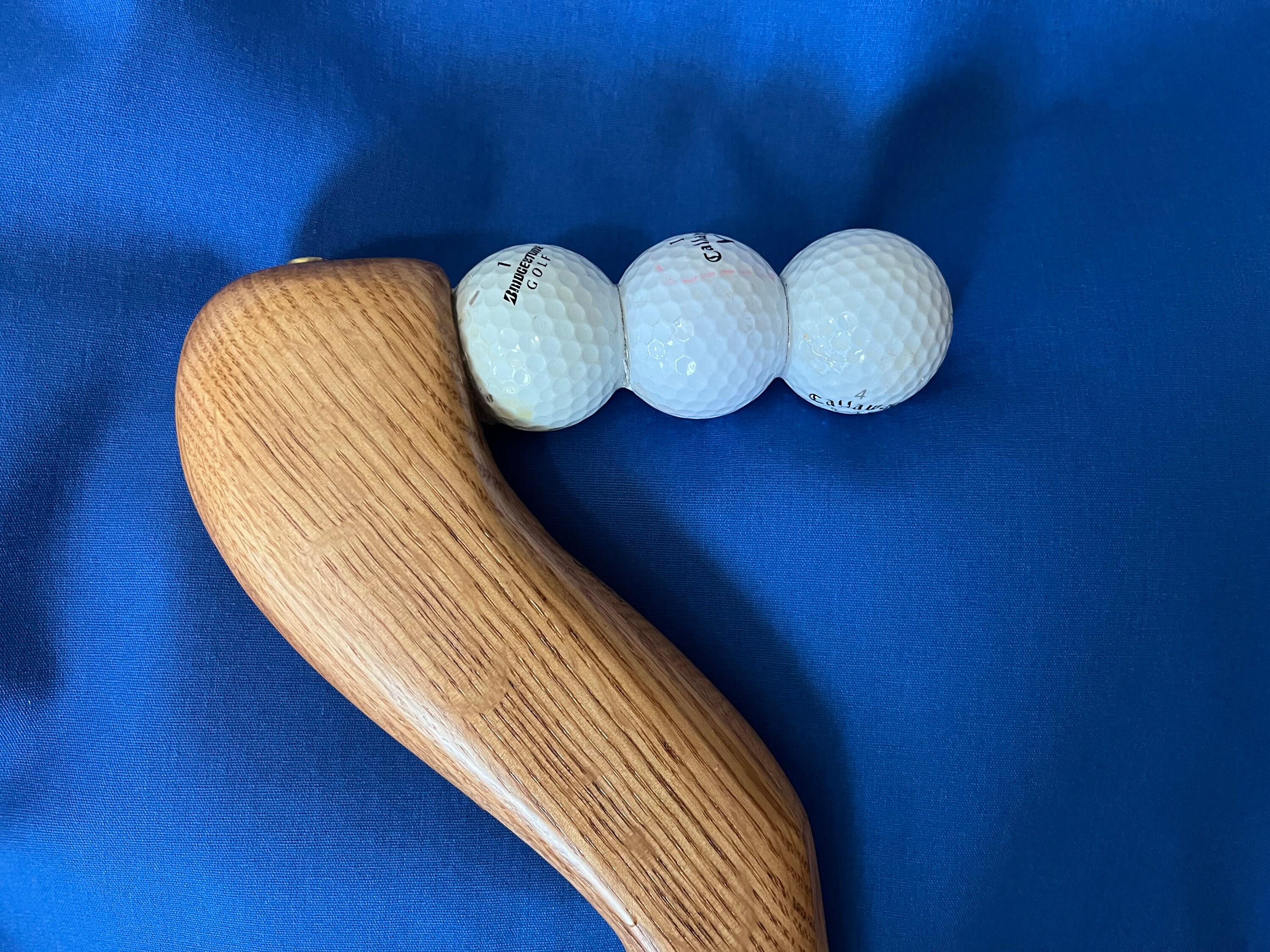 Golf Ball Cane Walking Stick Hand Made - Etsy