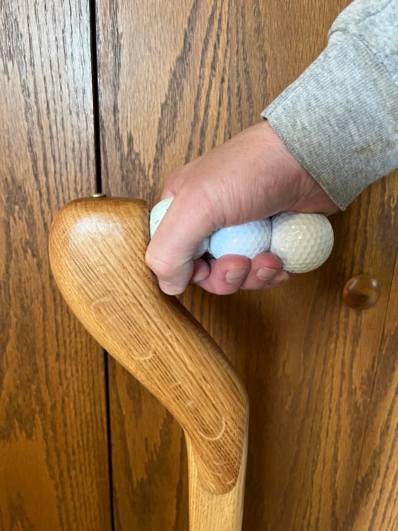 Golf Ball Cane Walking Stick Hand Made - Etsy