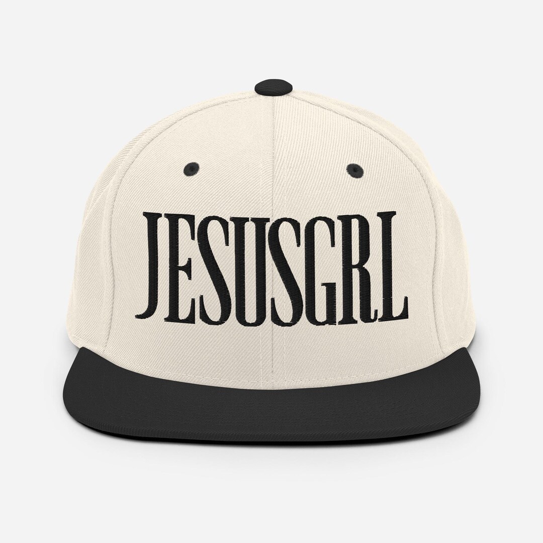 Christian Embroidered Wool Blend Snapback Hat - JESUSGRL Faith Cap - Etsy