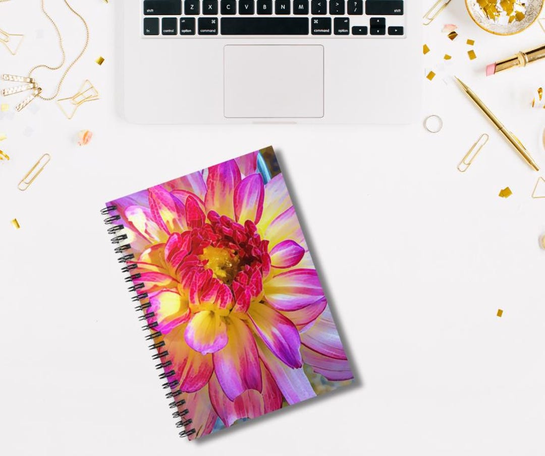 Floral Spiral Notebook: Vibrant Flower Design, Journaling, Student ...