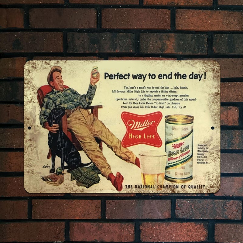 Vintage Miller Lite Signs - Etsy