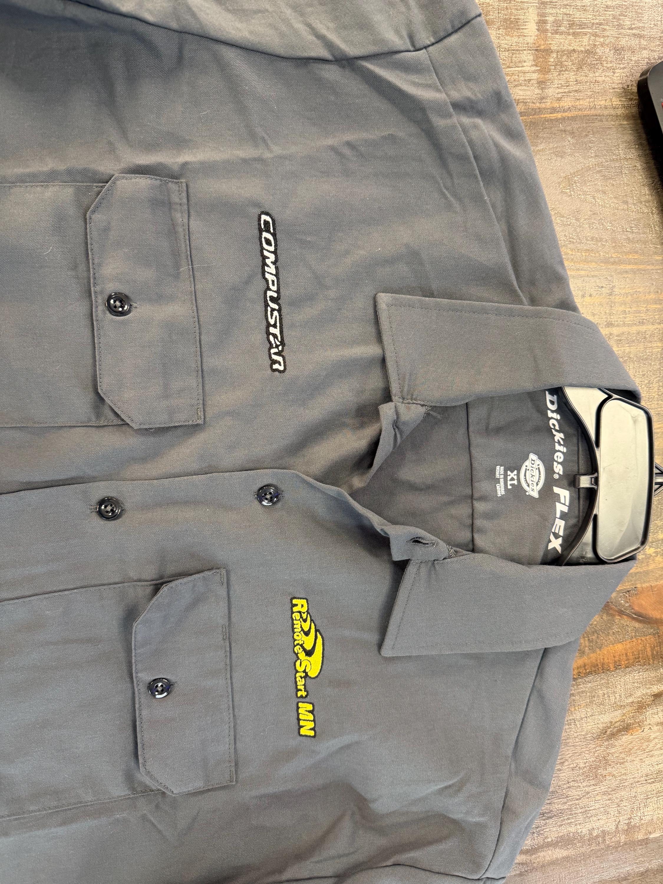 Dickies Custom Embroidered Work Shirt (your Logo, Name, Text) - Etsy