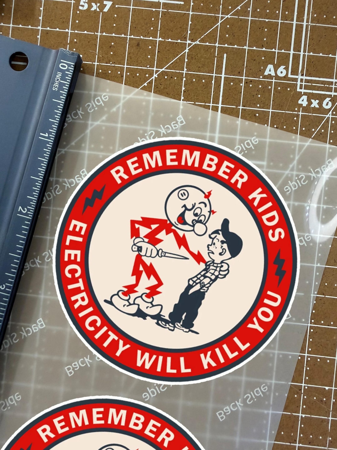 Electricity Will Kill You Stickernull