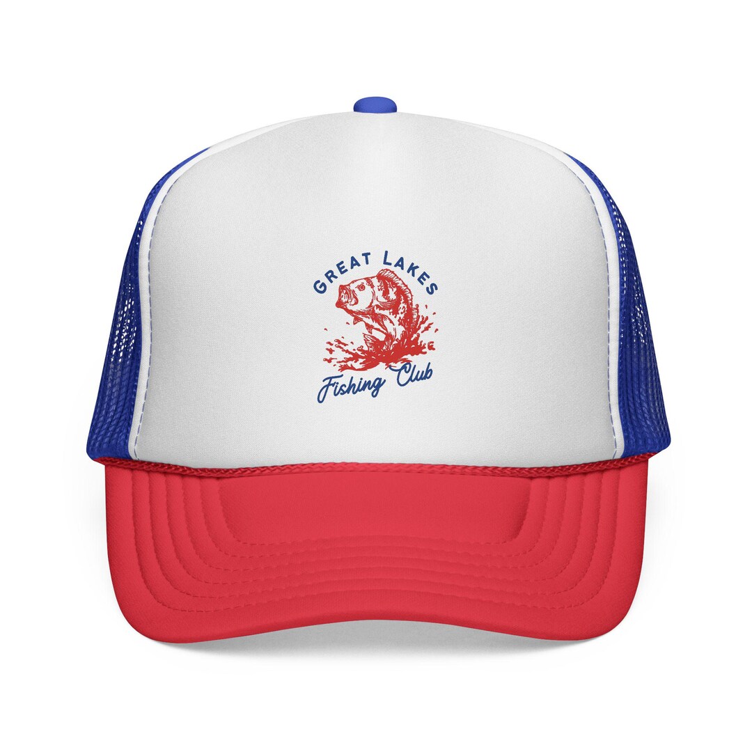 Great Lakes Fishing Club Trucker Cap - Vintage Style Hat for Outdoor ...