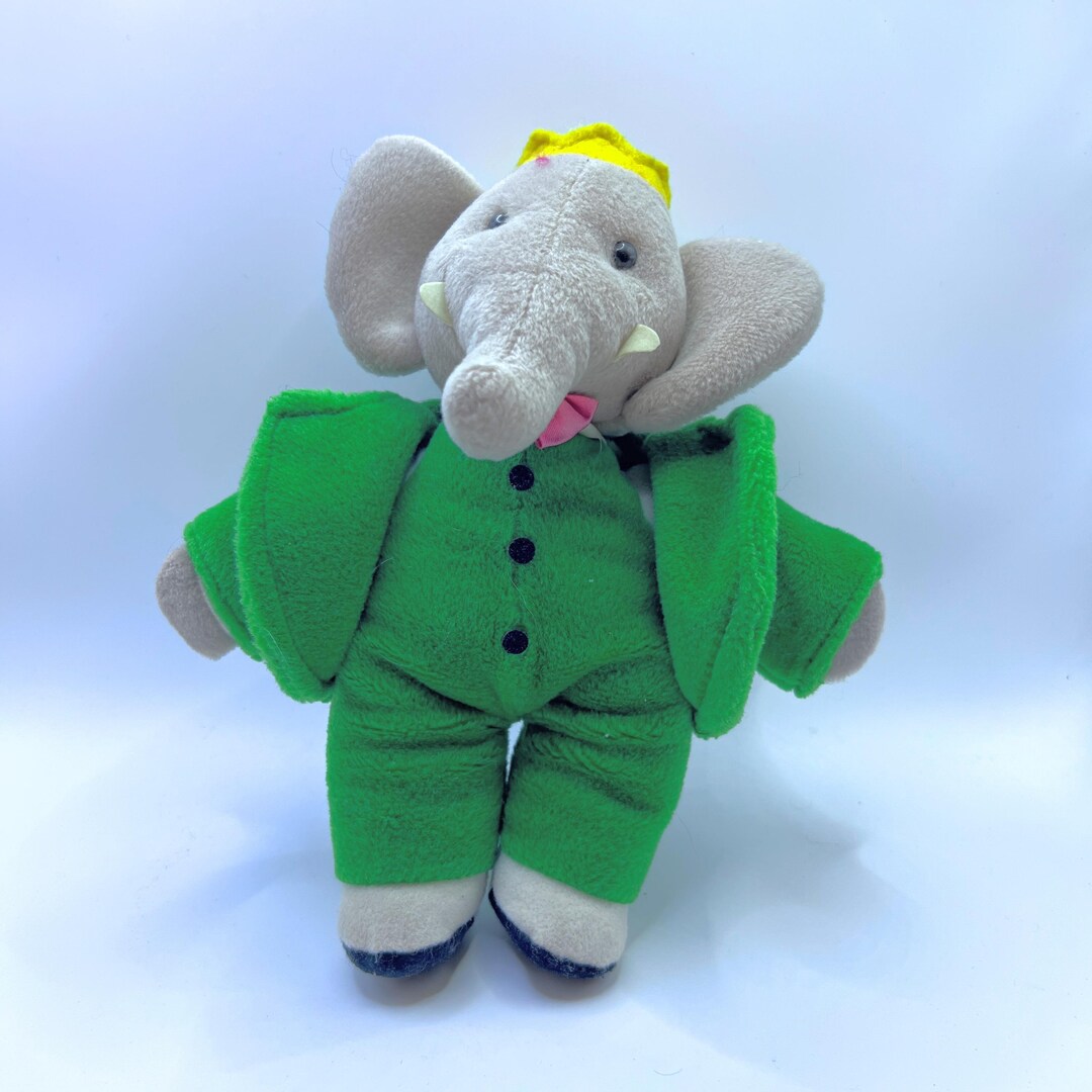 Vintage Babar the Elephant Stuffed Toy – A Timeless Childhood Classic ...