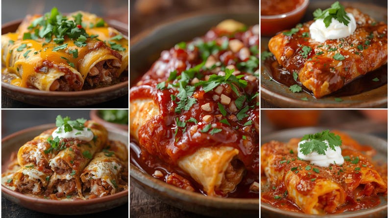 20 Enchiladas Recipes: Classic Mexican Fusion (digital Download) - Etsy