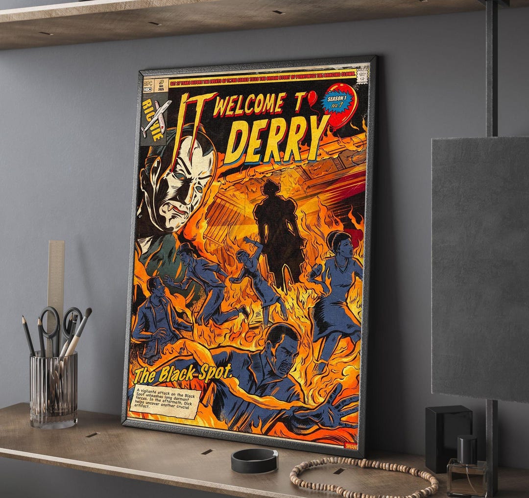 IT Welcome to Derry Movie Poster, Canvas Prints, Wall Art, Home Decor ...