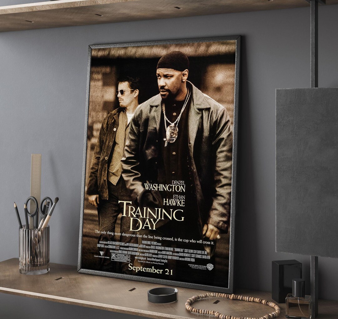 Training Day Movie Poster, High Quality Canvas Prints, Wall Art, Home ...