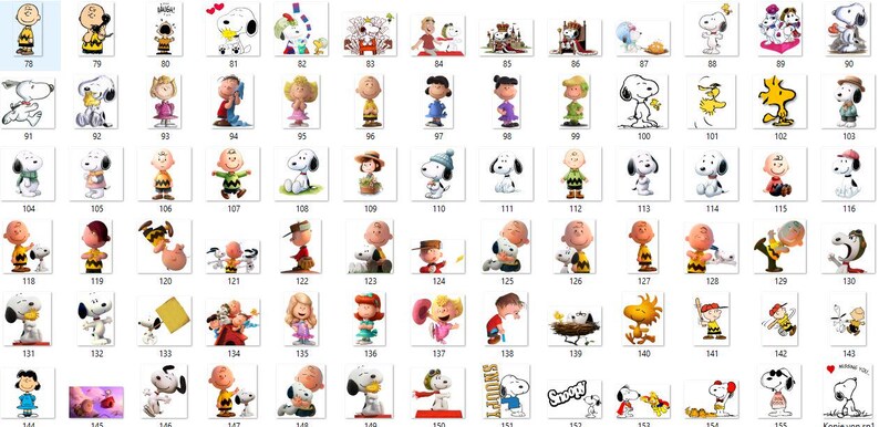 Snoopy Clipart Bundle, Mega Digital Download, High-res PNG 300 DPI ...