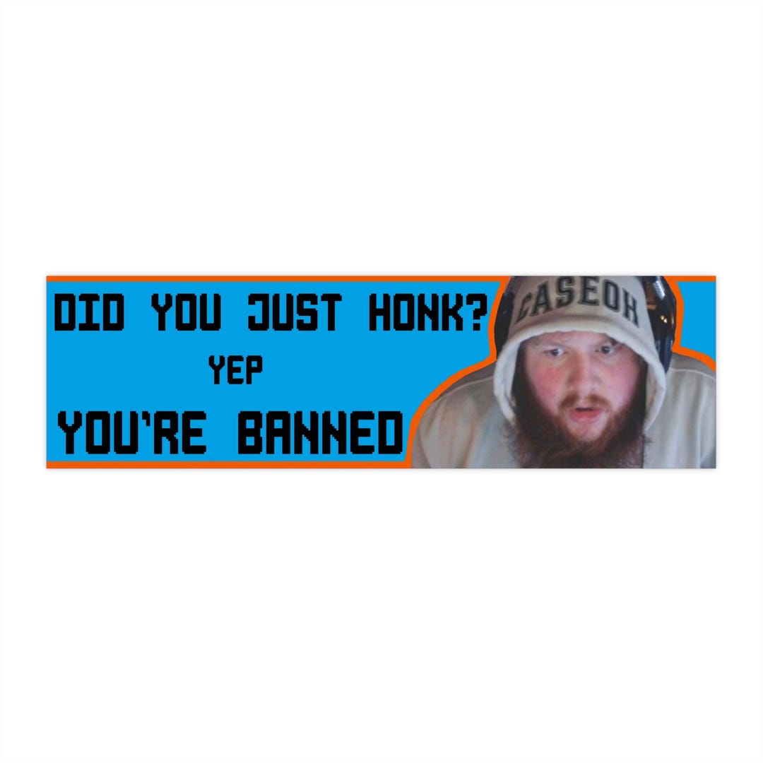 CASEOH You're BANNED Bumper Sticker - Etsy