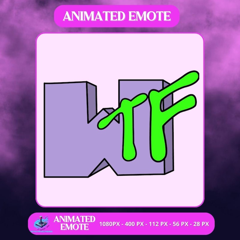 Neon Animated Emoji - Etsy