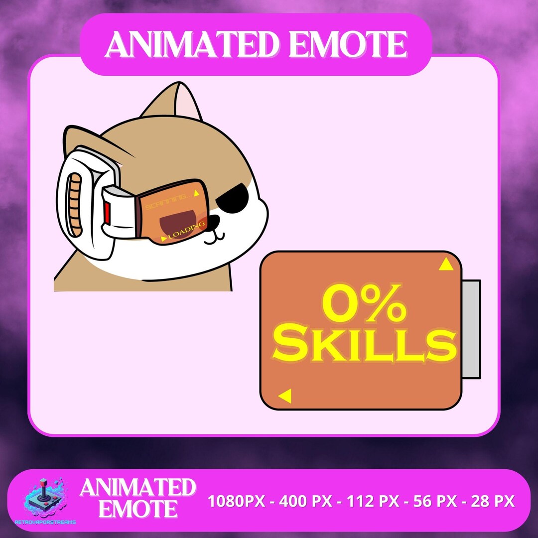 Scan Emote: Animated No Skill Scan Twitch Youtube Hype Level Discord ...
