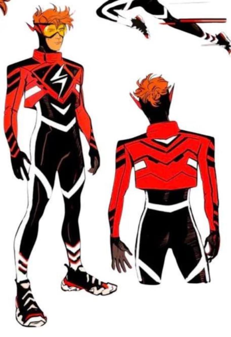 Custom Order Wally West Inspired Absolute Flash Super Hero SDCC Comic ...