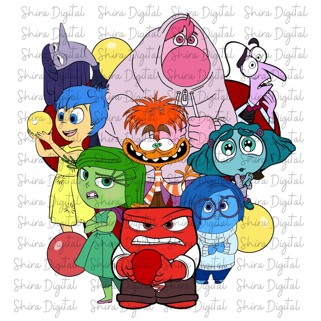 Inside Out 2 PNG, Emotions Clipart (digital Download) - Etsy