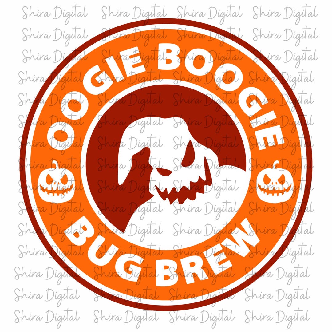 Oogie Boogie Bug Brew PNG, Halloween Coffee Logo (digital Download) - Etsy