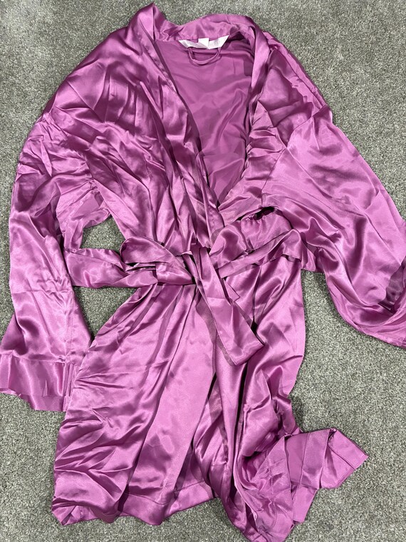 Vintage Victoria's Secret Silk Lingerie Set – Purple … - Gem