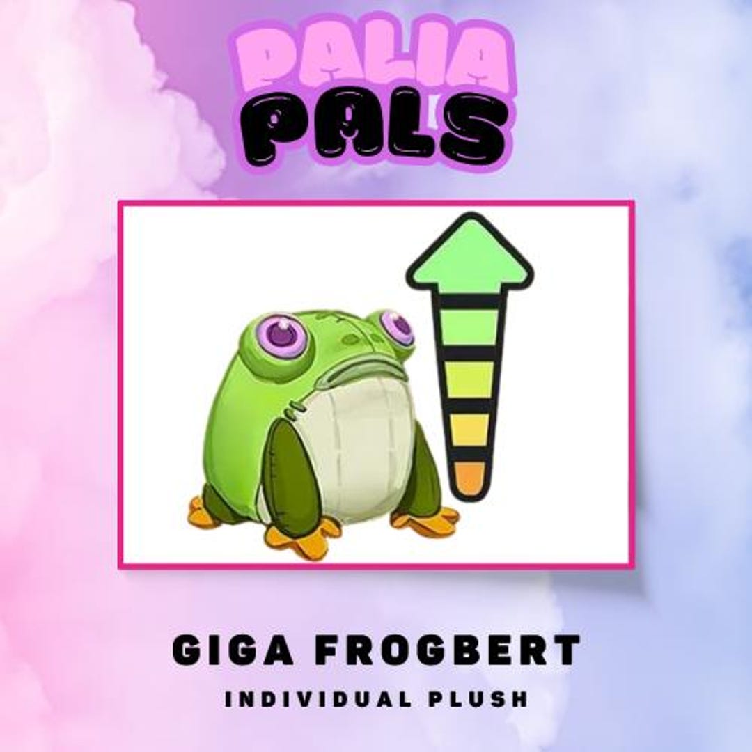 Palia | Giga Frogbert Plush - Etsy
