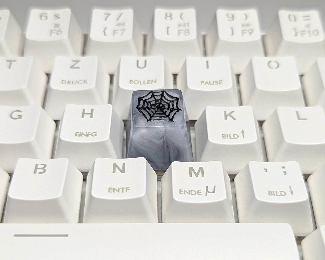 Spiderweb Artisan Keycap | Handmade Halloween Keycap | MX Compatible ...