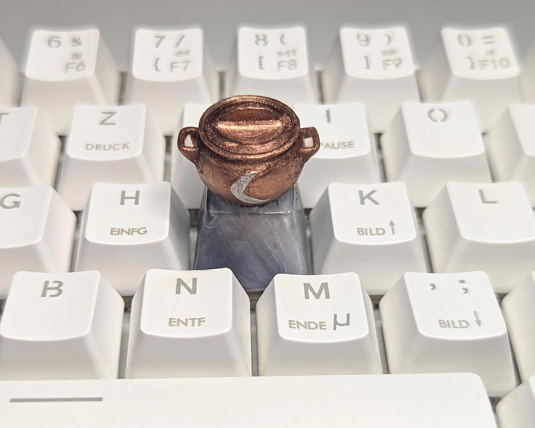 Witch Cauldron Artisan Keycap | Halloween | Handmade Resin Keycap | MX ...