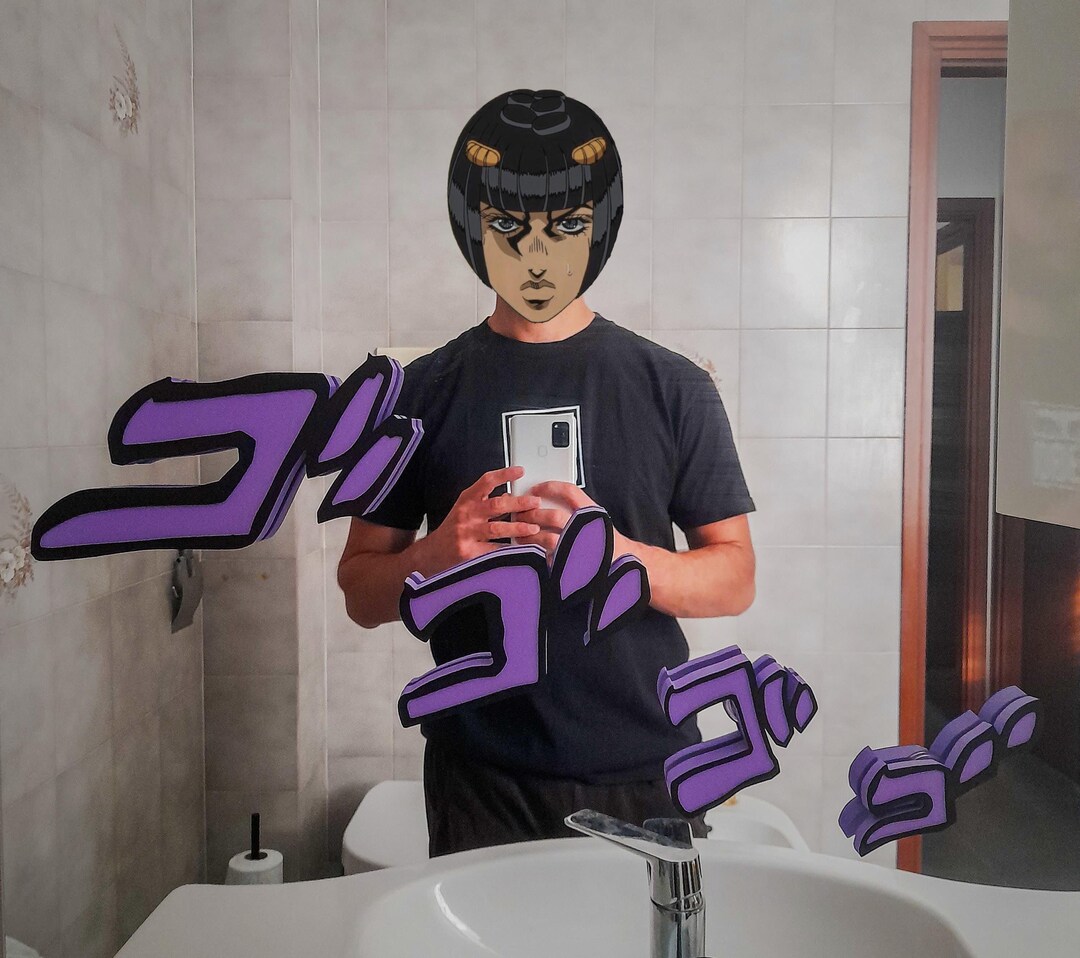 Jojo's Bizarre Adventure - Menacing Sound Effect Characters - 3D ...