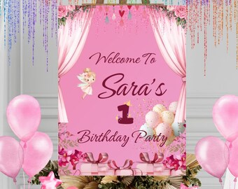 Acrylic Birthday Sign | Personalized Birthday Sign | Welcome Birthday ...