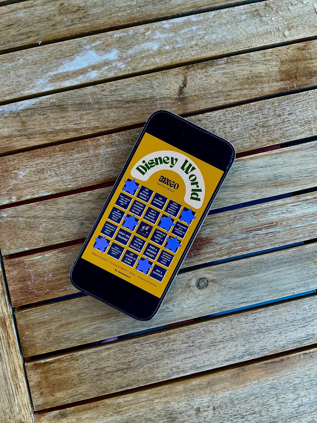 Disney World Bingo Cards - Family Edition - 3 Pack - Etsy