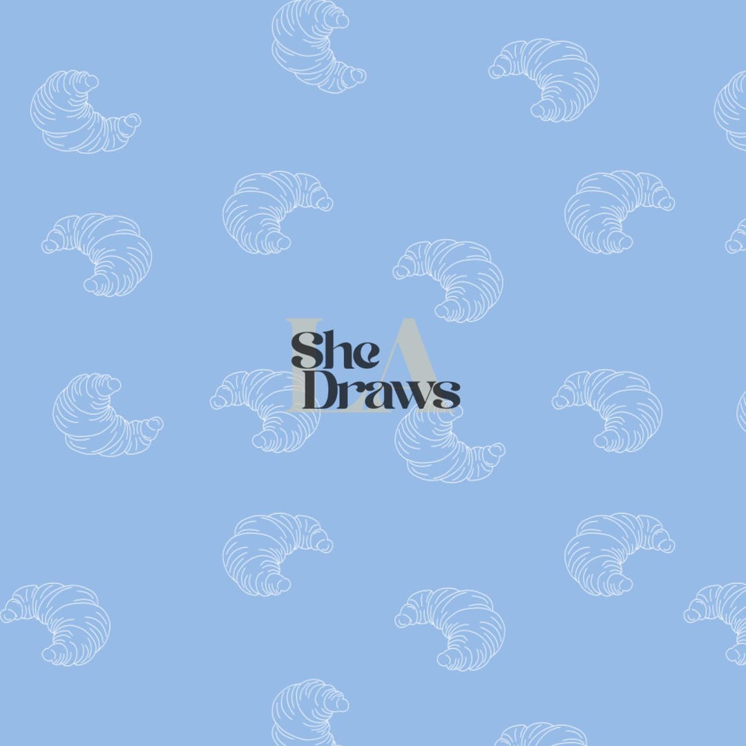 Seamless Pattern Digital Download Repeating File Fabric Printing Blue ...