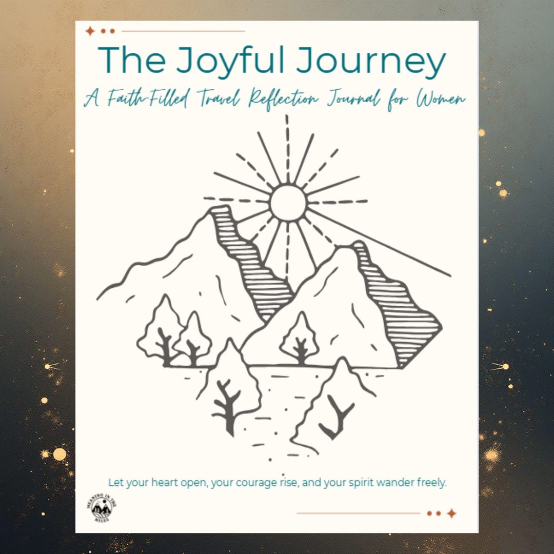 The Joyful Journey Travel Reflection Journal | Christian Travel Journal ...