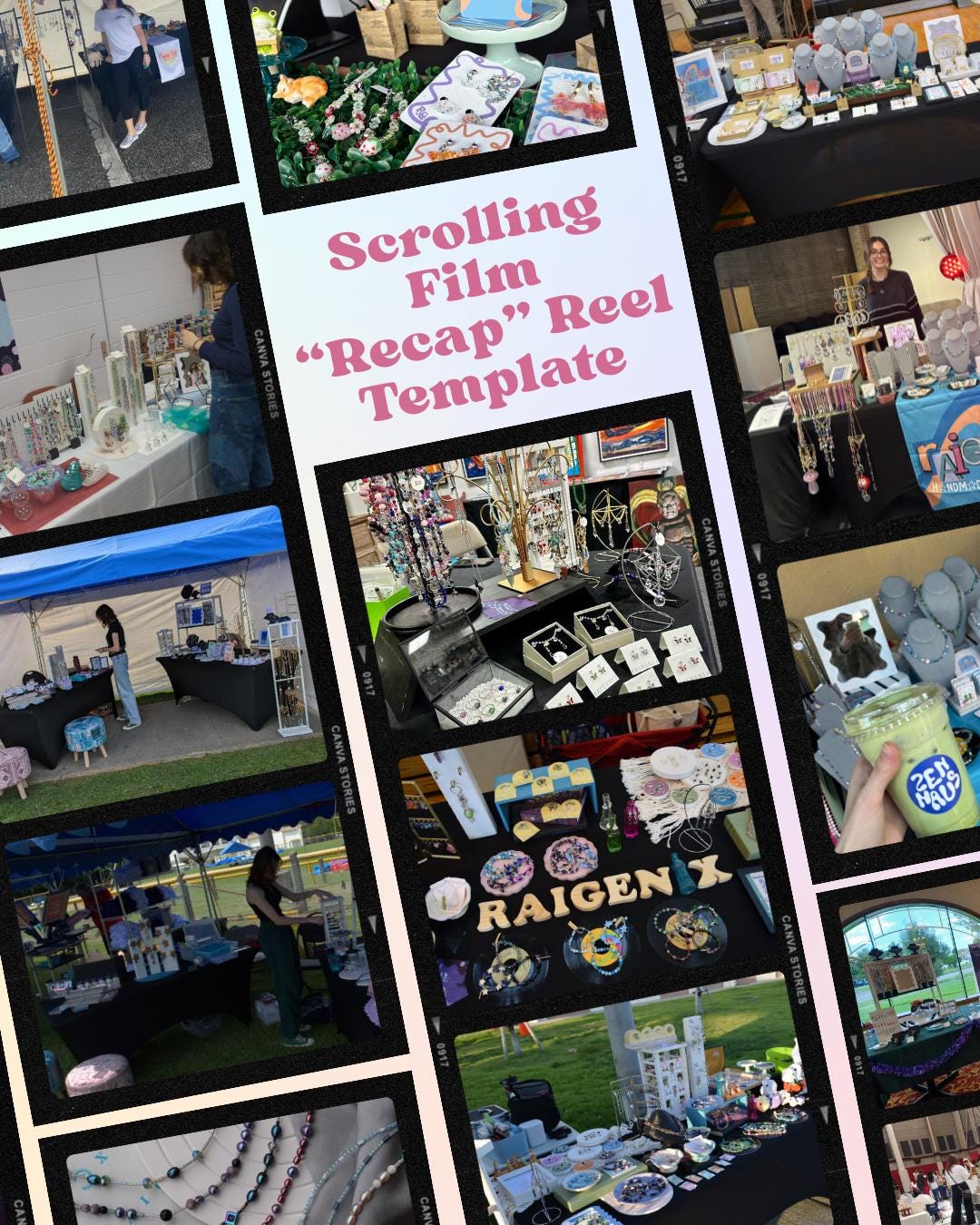 Editable 2025 Recap Reel Template – Canva Video for Instagram - Etsy