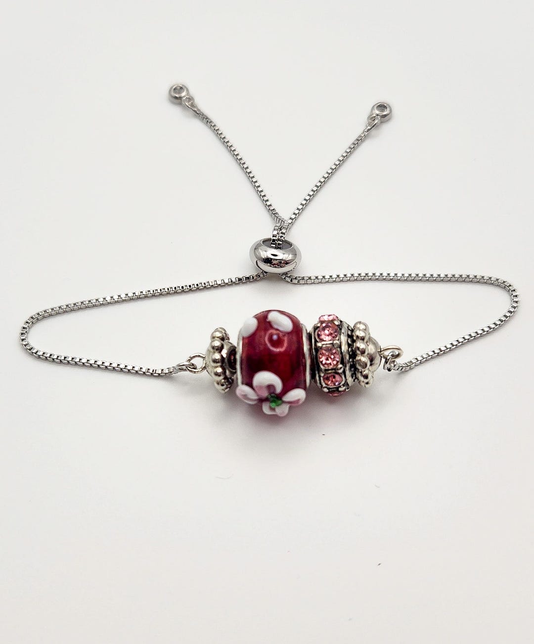 Pandora European Style Handmade Charm Bracelet Boho Style With Sliding ...