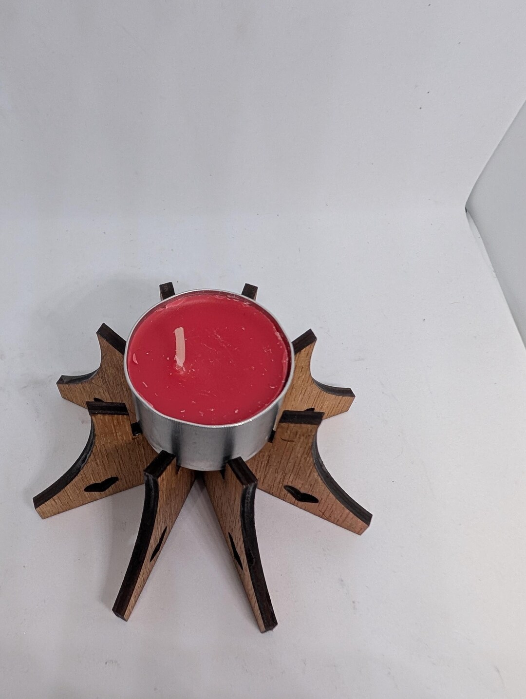 Handmade and Laser Cut Tea Light Stands - Etsy