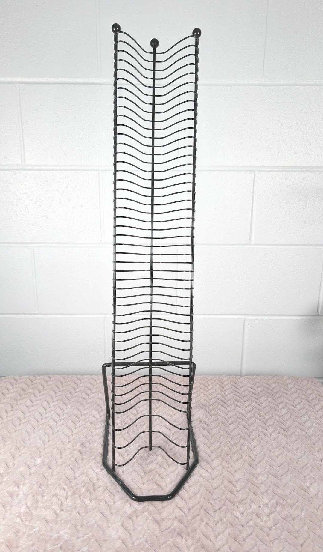 Vertical Black Metal CD Rack – Vintage CD Holder – Minimalist Style ...