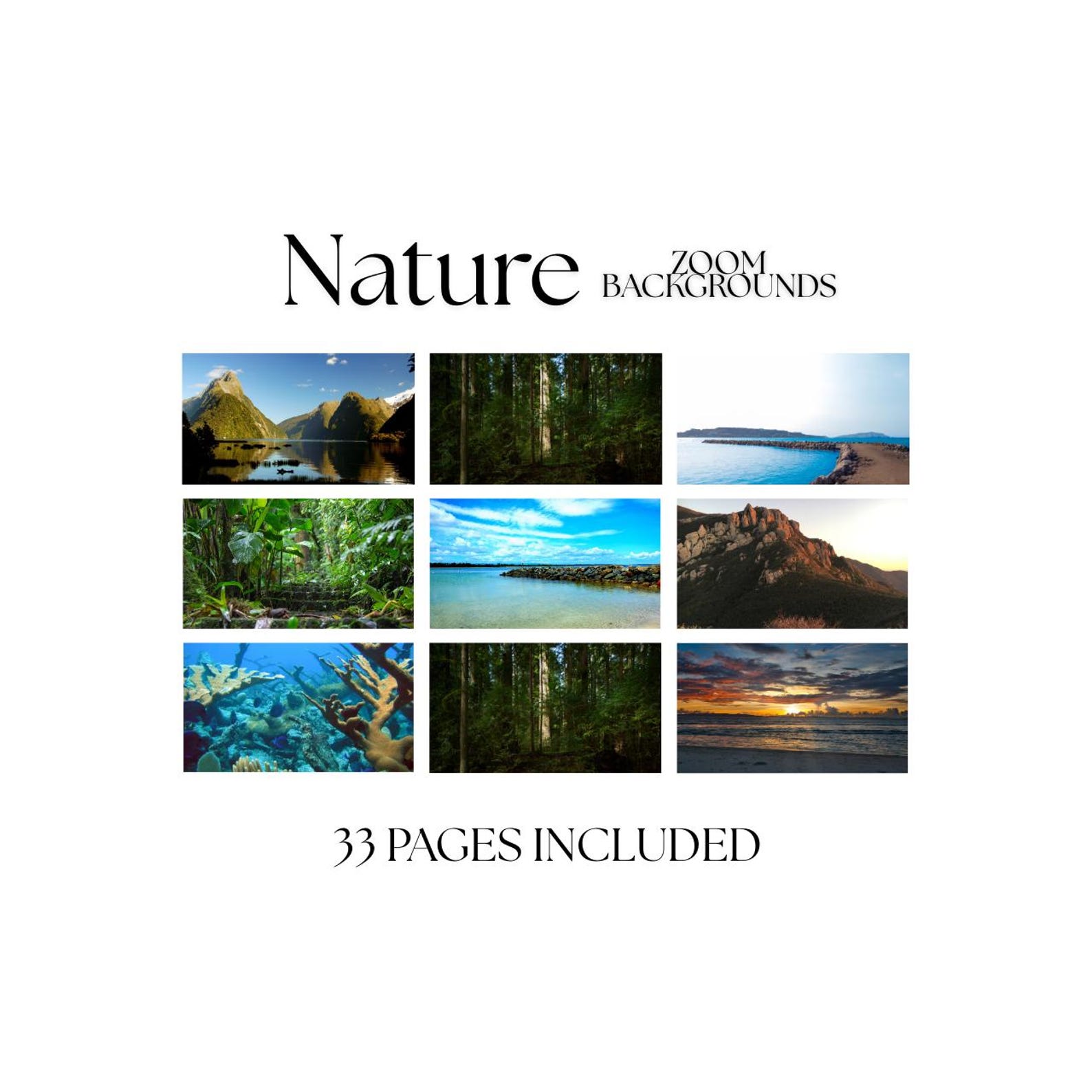 33 Nature Zoom Backgrounds | Scenic Virtual Backgrounds for Zoom, Teams ...