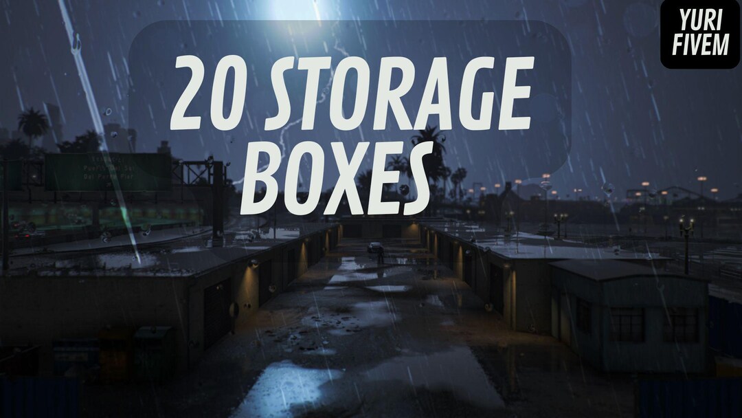 20 Storage Boxes MLO – Warehouse Storage Interior for Fivem GTA RP ...