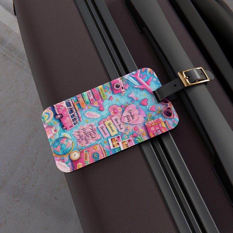 Travel Luggage Tag Acrylic Suitcase Tag Gift for Her Travel Accessories ...