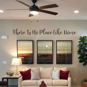 There is No Place Like Home Wall Decal - Sticker Decal - Vinyl ...