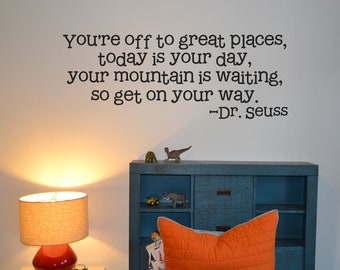 Dr seuss quote decal | Etsy