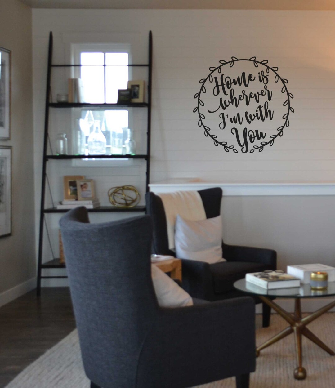 Home is Wherever Wall Decal, Home is Wherever I'm With You Decal, Wall ...