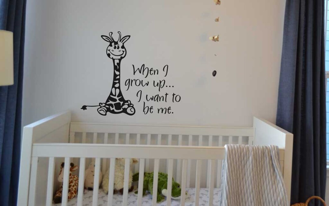 When I Grow up Vinyl Lettering Sticker Decal Kids Room Decal Design ...
