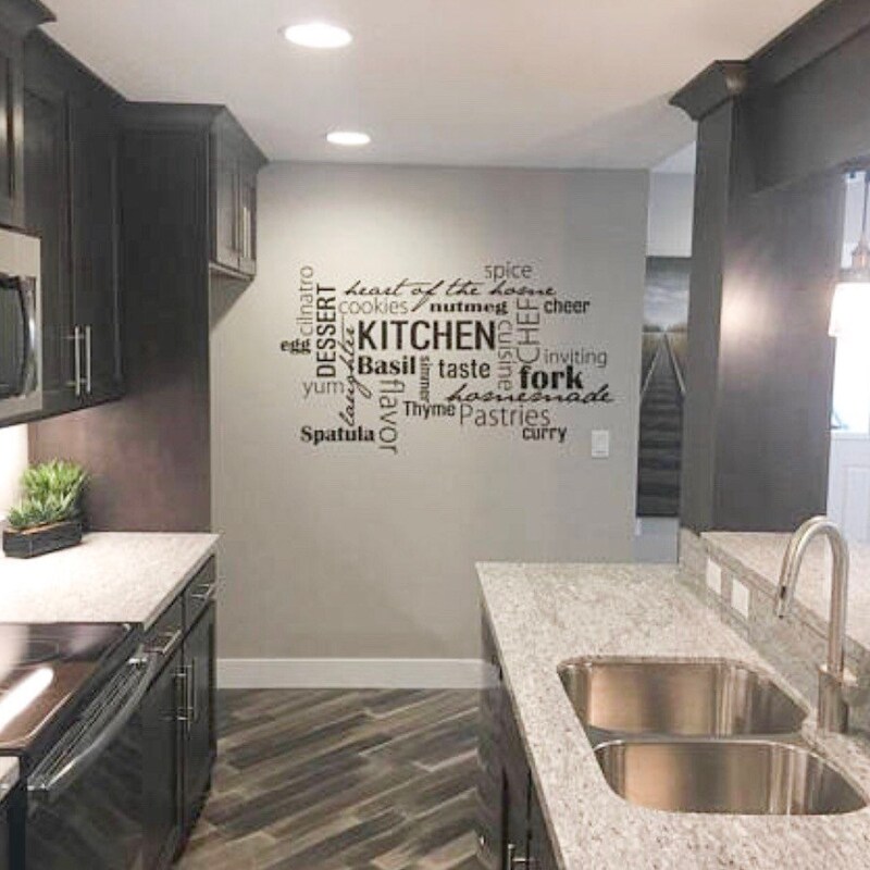 Kitchen Wall Decal - Etsy