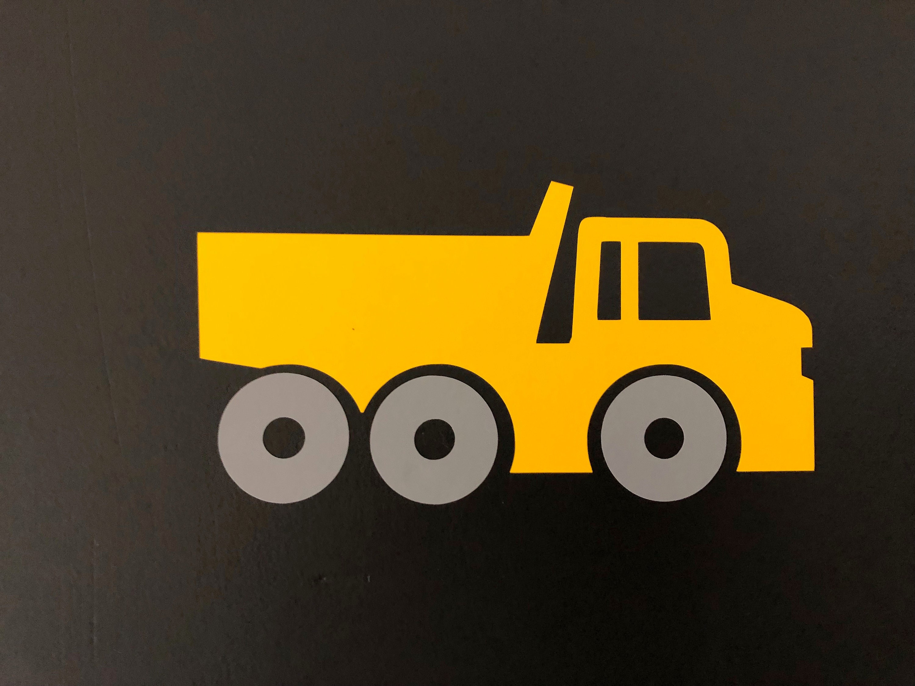 Tractor Wall Decals Vinyl Wall Lettering Sticker Decal Boys | Etsy