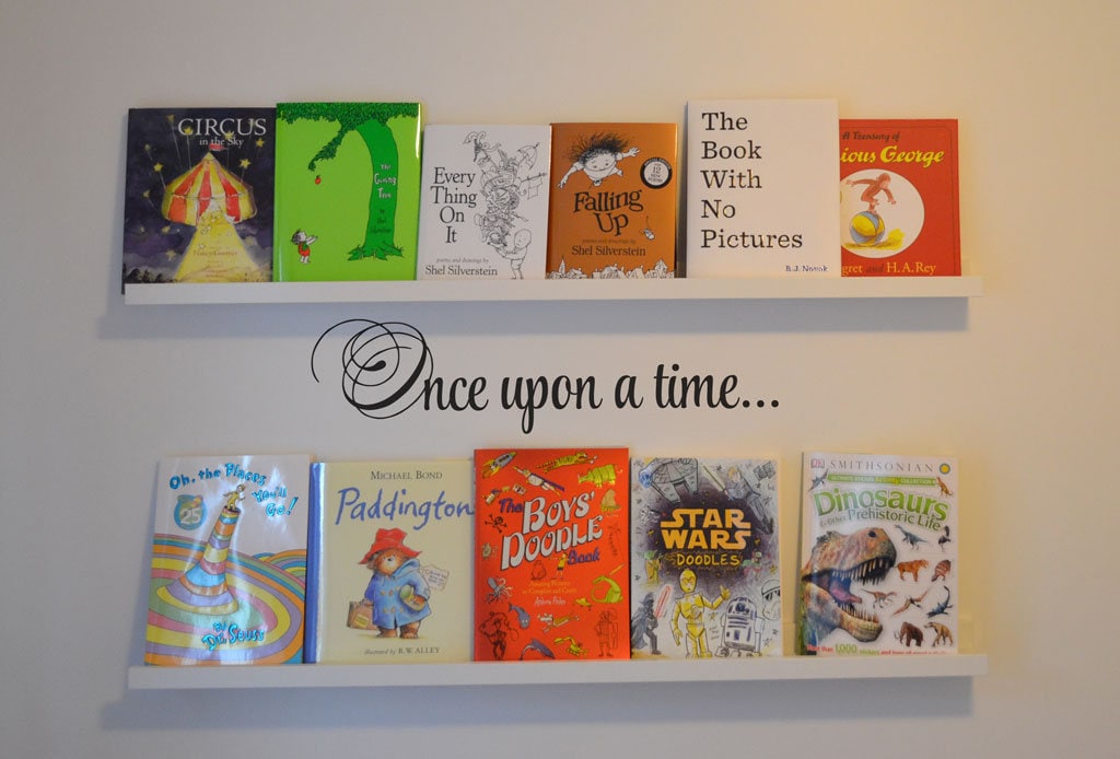 Once Upon a Time... Disney Wall Decal Quote Wall Decal Vinyl Wall ...